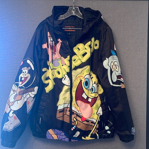 Members Only | Jackets & Coats | Members Only Spongebob Collab Mens ...